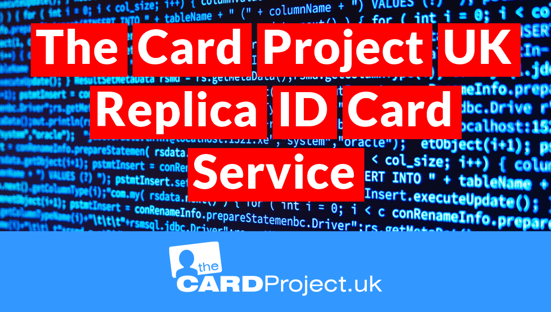 The Card Project UK Replica ID Card Service