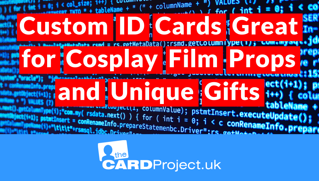 Custom ID Cards Great for Cosplay Film Props and Unique Gifts