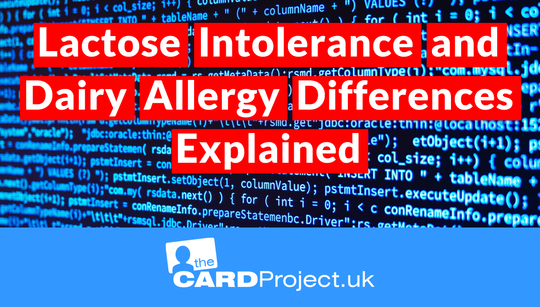 Lactose Intolerance and Dairy Allergy Differences Explained