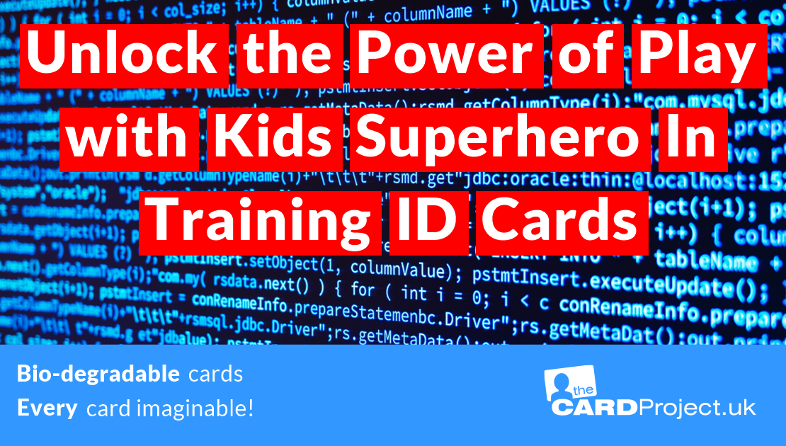 Unlock the Power of Play with Kids Superhero In Training ID Cards
